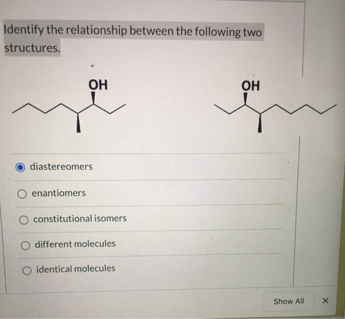 Solved Identify the relationship between the following two | Chegg.com