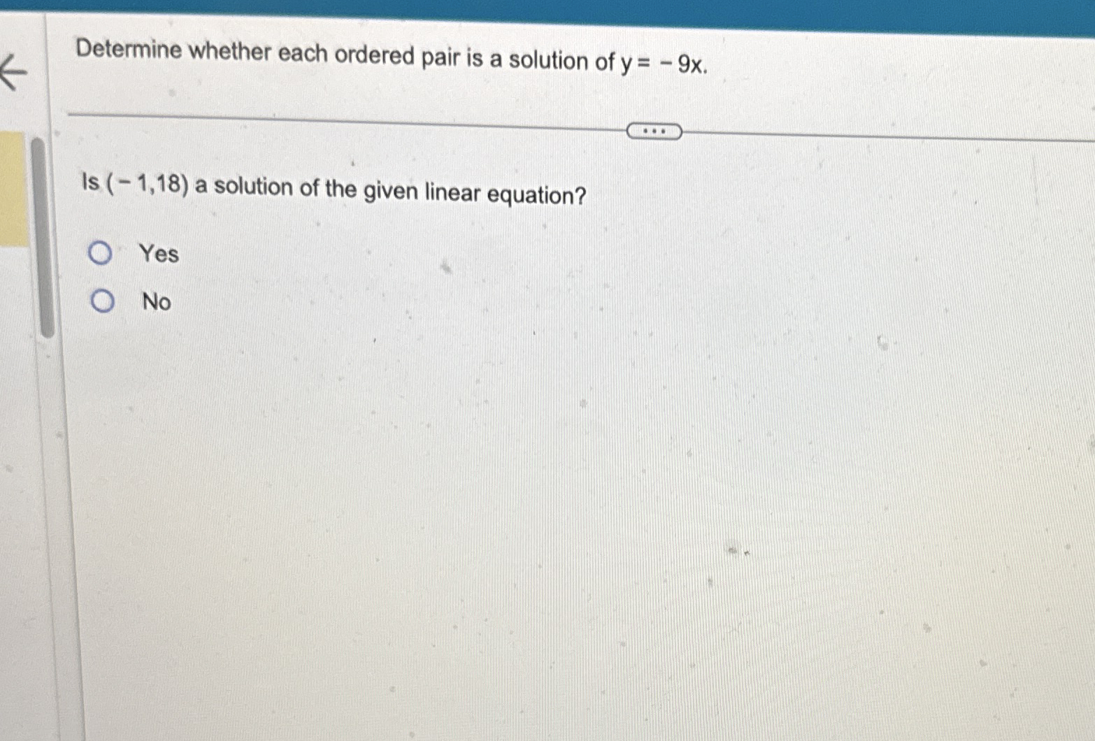 High Quality SOLUTION Determine whether each ordered pair is a solution ...