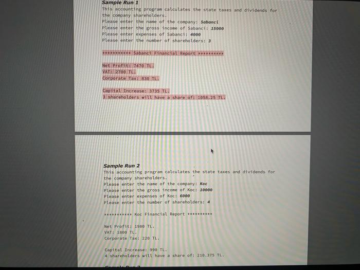Solved i am not getting these outputs with the code that i | Chegg.com