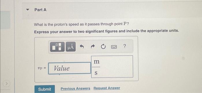 Solved A proton follows the path shown in (Figure 1). Its | Chegg.com