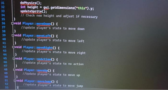 Solved I am writing a program. Below me is the code for the | Chegg.com