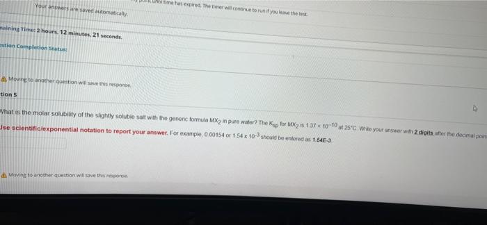 Solved Your answers saved automatically time as the time | Chegg.com