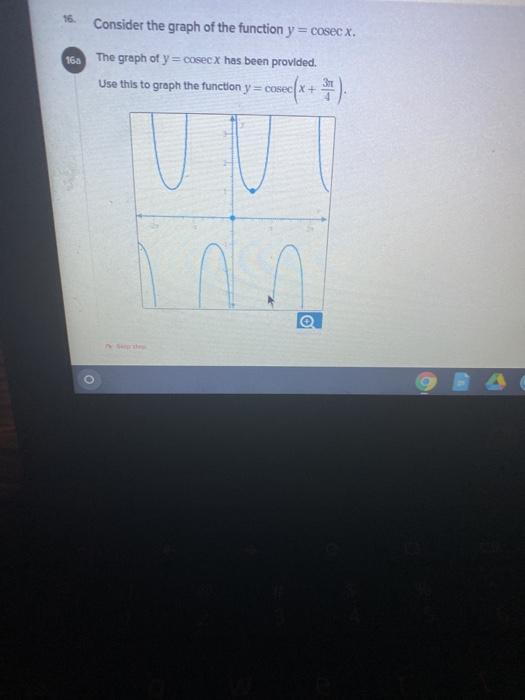 Solved 56 Consider the graph of the function y = cosec X. | Chegg.com