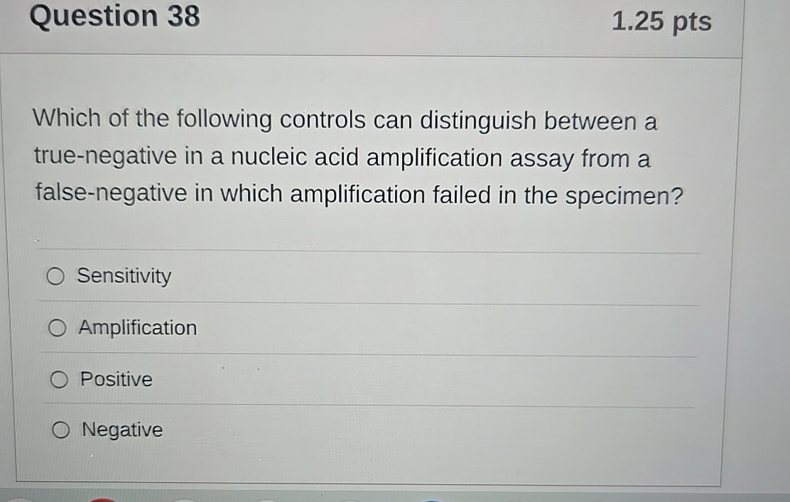 Solved Question 381.25 ﻿ptsWhich of the following controls | Chegg.com