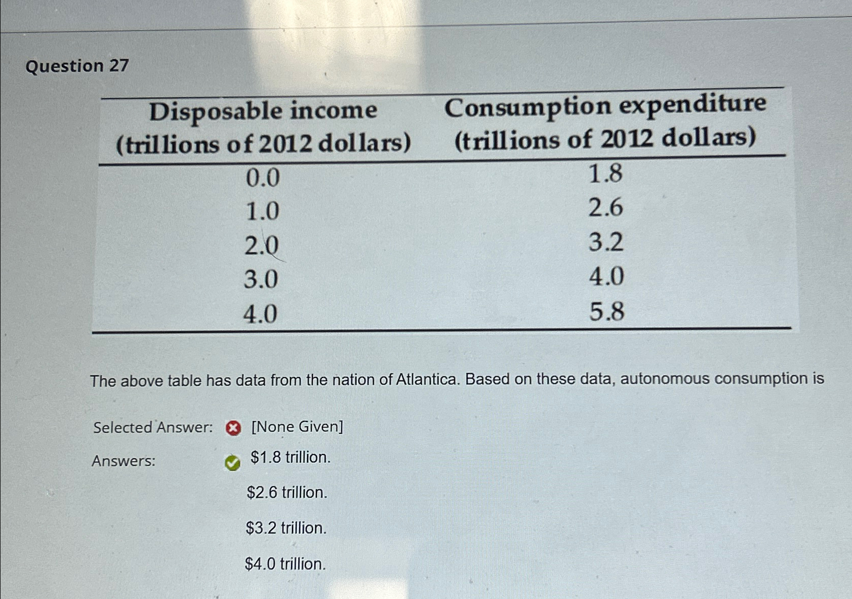 Solved Question 27\table[[\table[[Disposable | Chegg.com