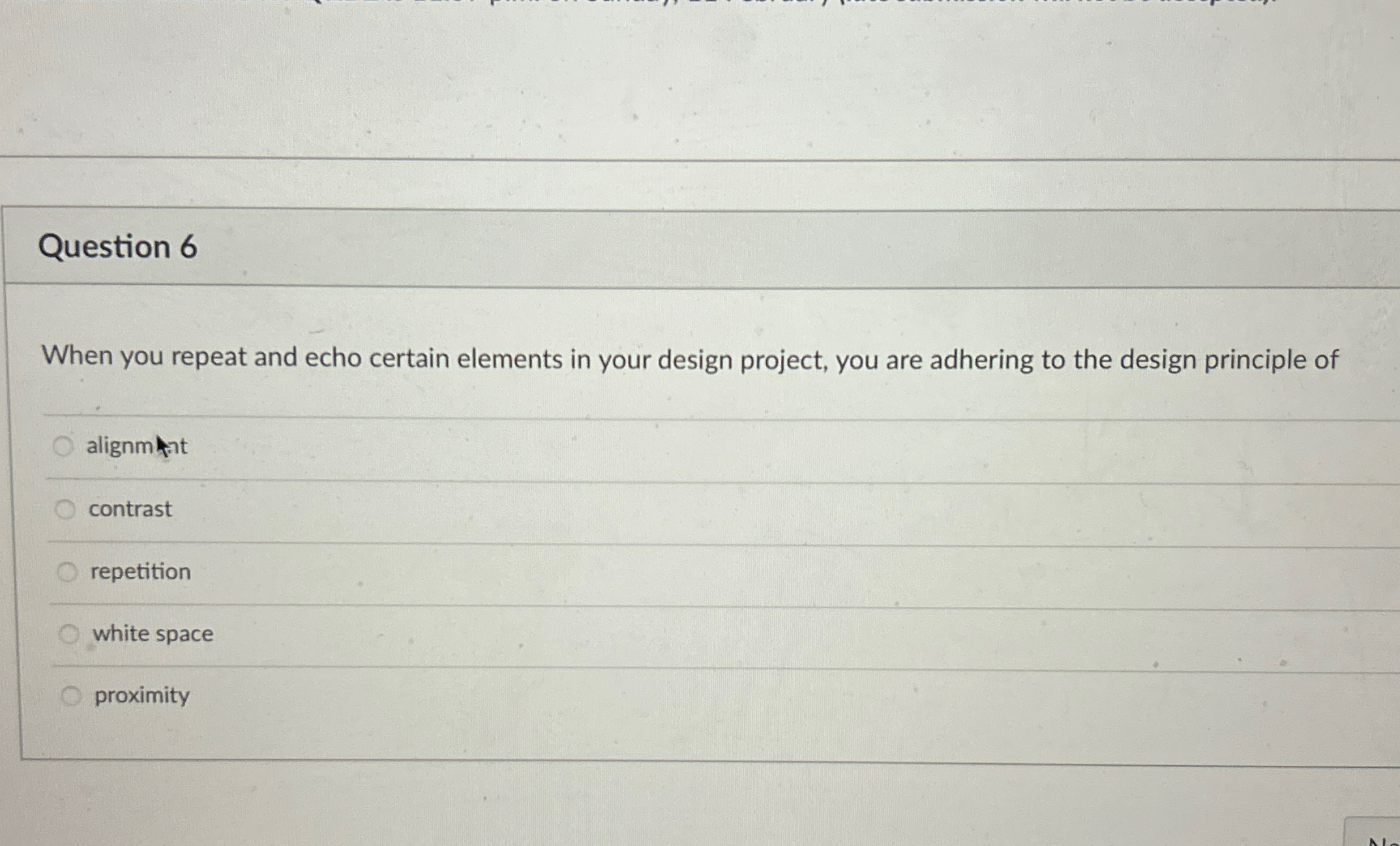 Solved Question 6When you repeat and echo certain elements | Chegg.com