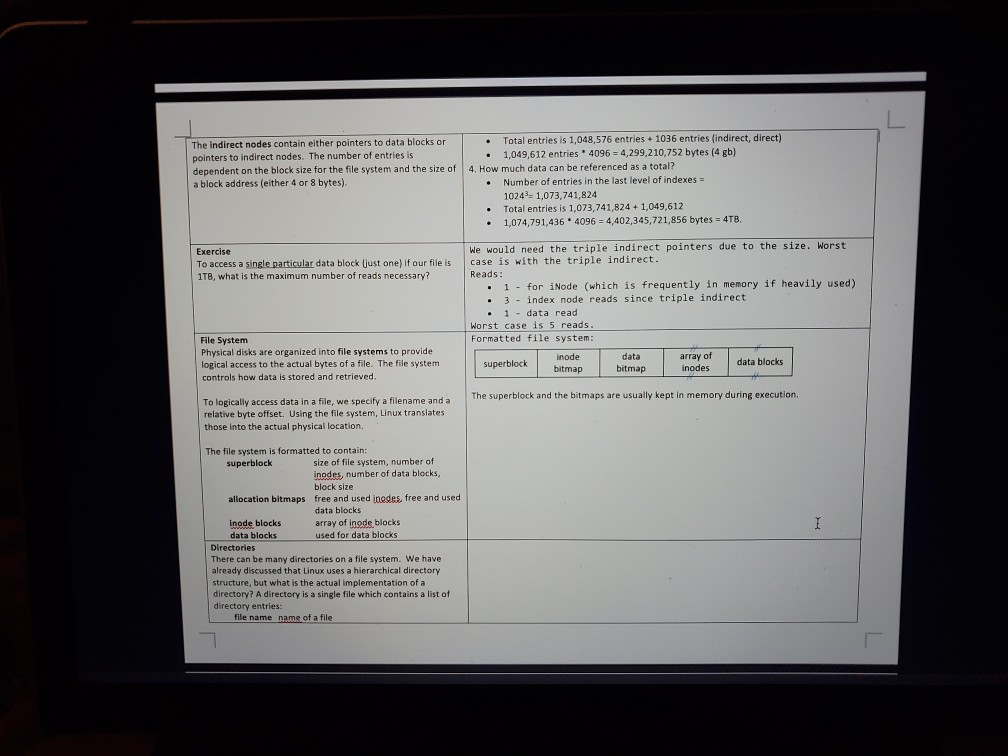 Assignment #5 - Files & Inodes CS 3423 Systems | Chegg.com