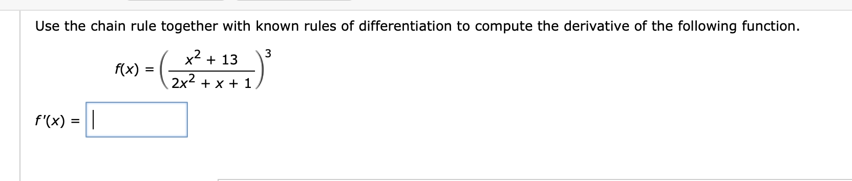 Solved Use the chain rule together with known rules of | Chegg.com