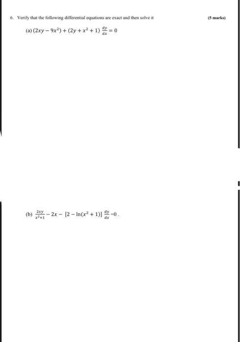 Solved 1. Find general solutions of the following separable | Chegg.com