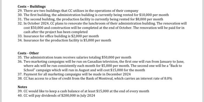 Solved Costs - Buildings 29. There are two buildings that CC | Chegg.com
