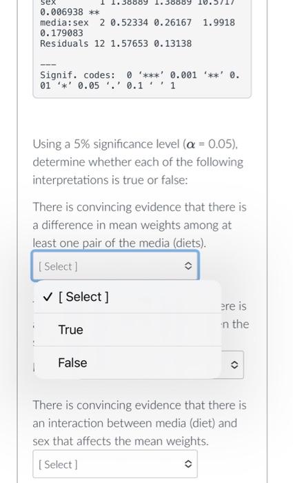 Solved Using a 5% significance level (α=0.05), determine | Chegg.com