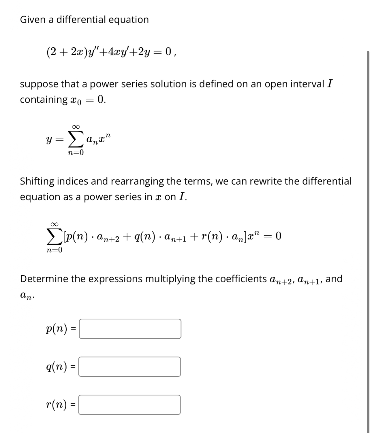 Solved Given a differential | Chegg.com