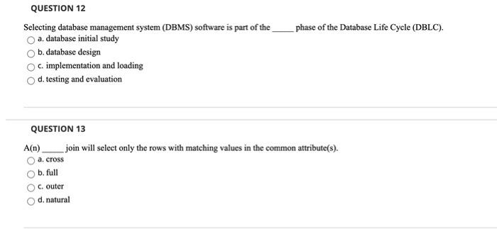 solved-phase-of-the-database-life-cycle-dblc-ion-12-chegg