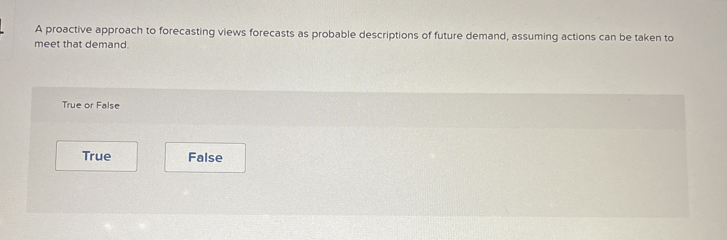 Solved A Proactive Approach To Forecasting Views Forecasts
