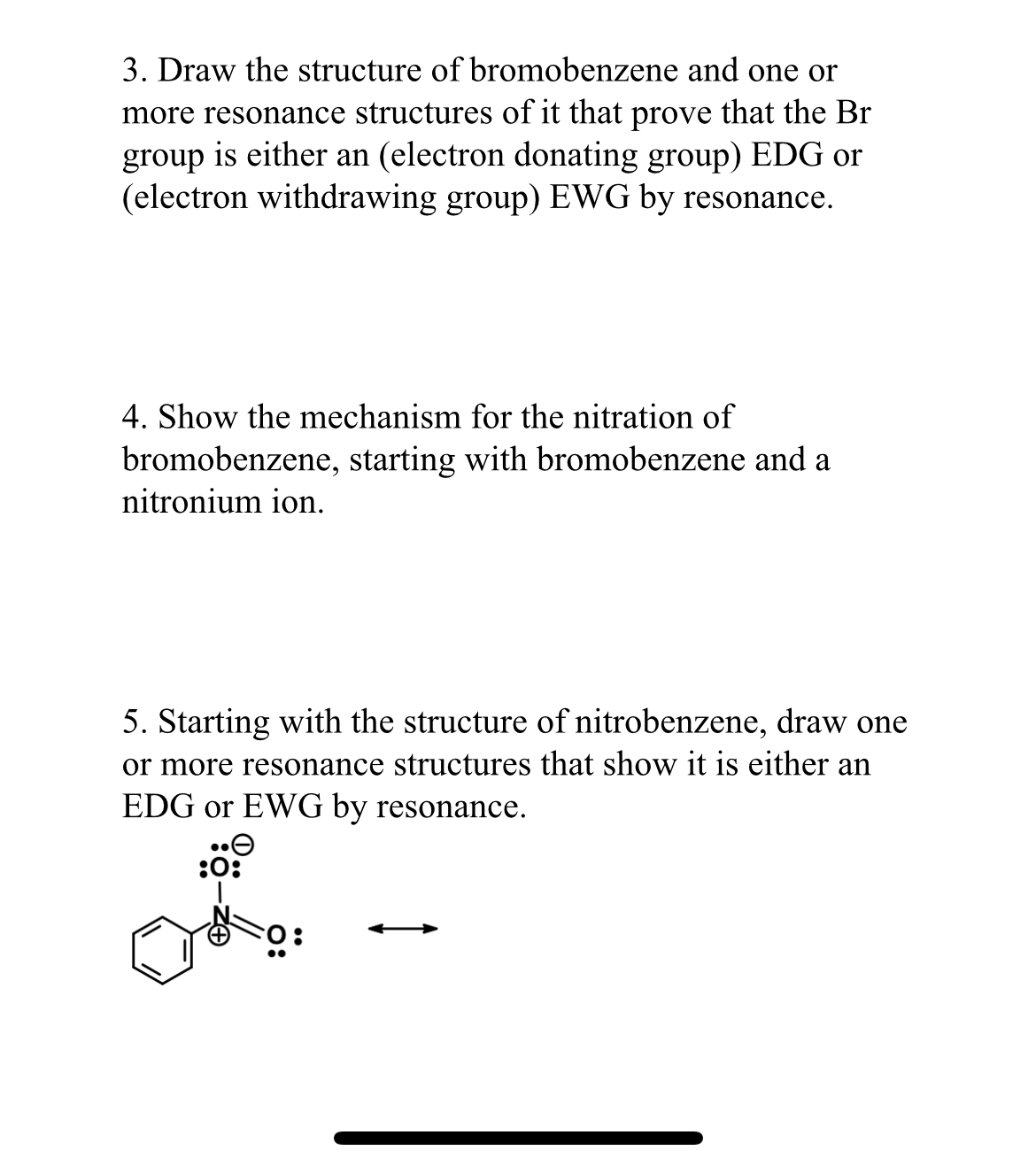 Solved Draw the structure of bromobenzene and one or more | Chegg.com