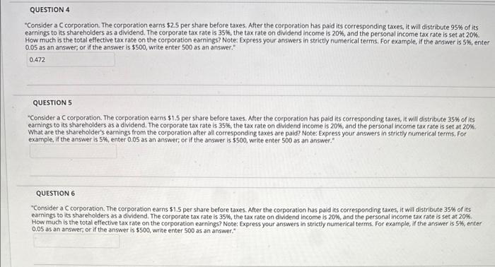Solved need help verifying answer for question number four | Chegg.com
