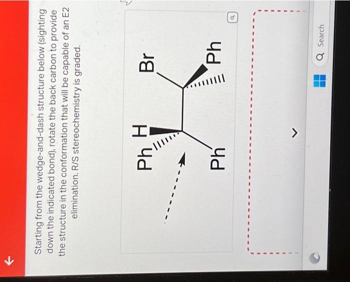 Solved Starting from the wedge-and-dash structure below | Chegg.com