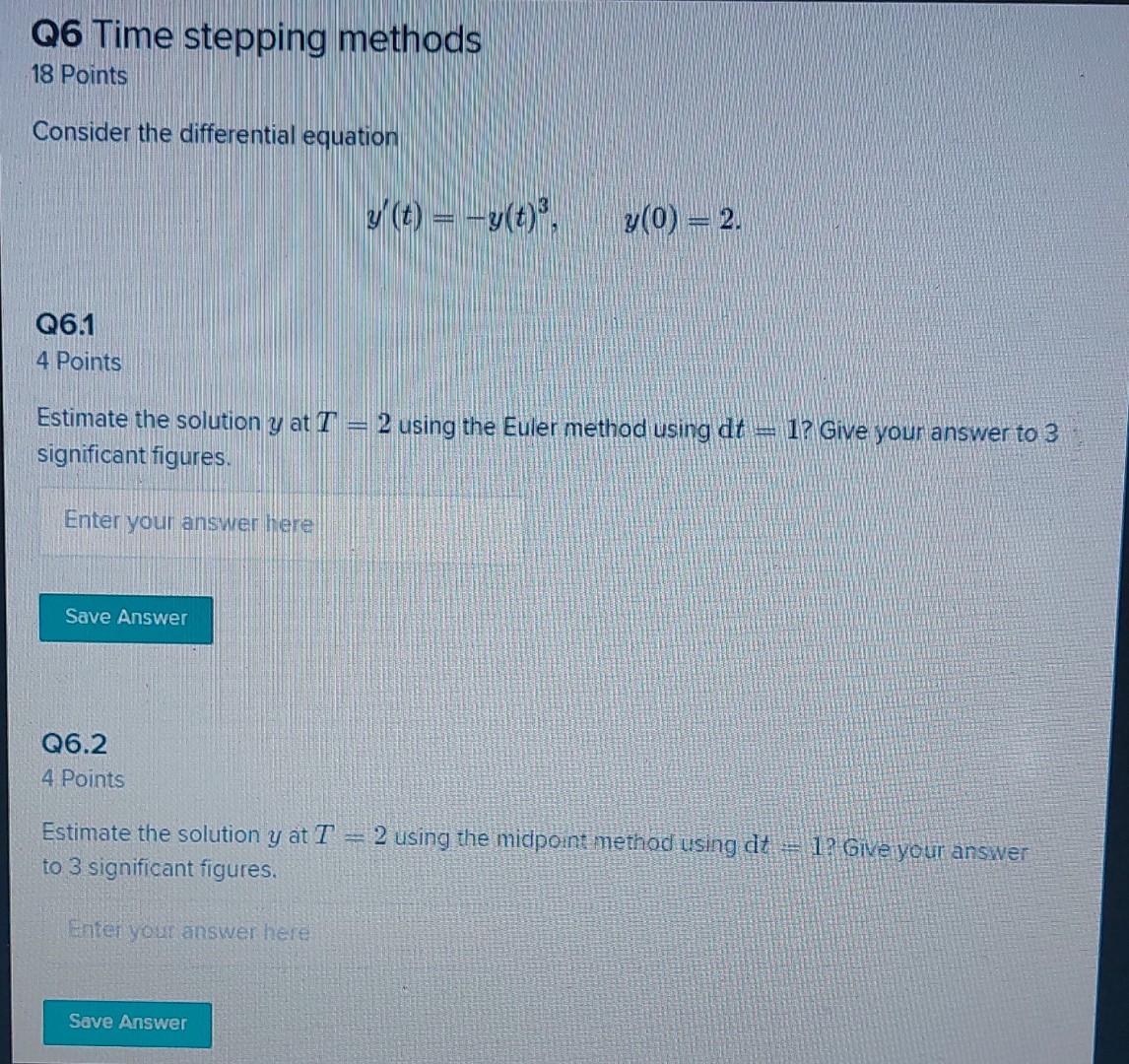 Solved Do you trust your solutions from Q6.1 and 6.2? Why? | Chegg.com