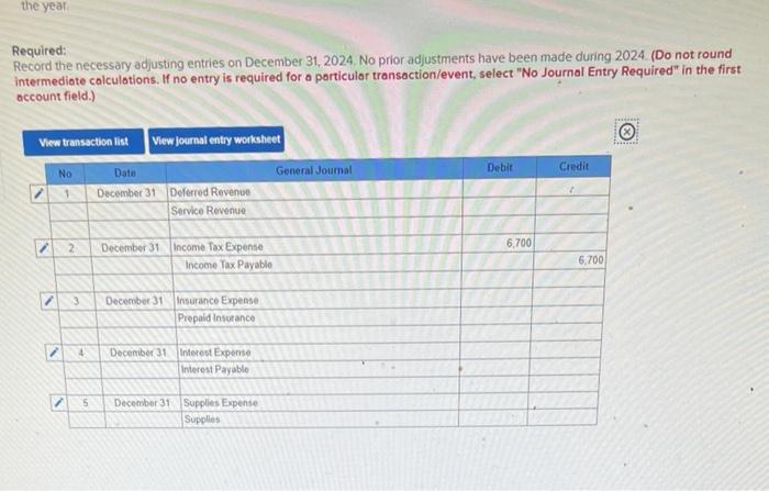Solved Problem 3.3A (Algo) Record adjusting entries (LO3-3) | Chegg.com