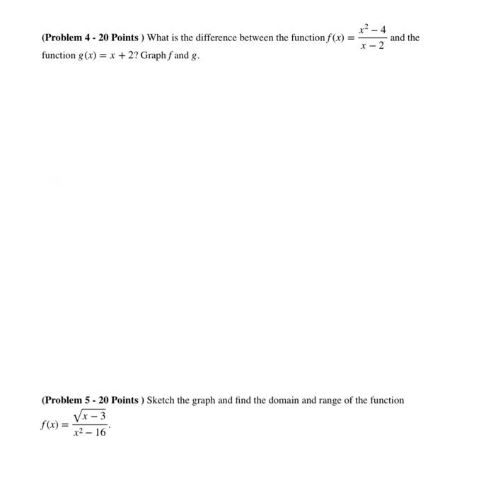 Solved (Problem 4-20 Points) What is the difference between | Chegg.com Solved (Problem 4-20 Points) What is the difference between | Chegg.com