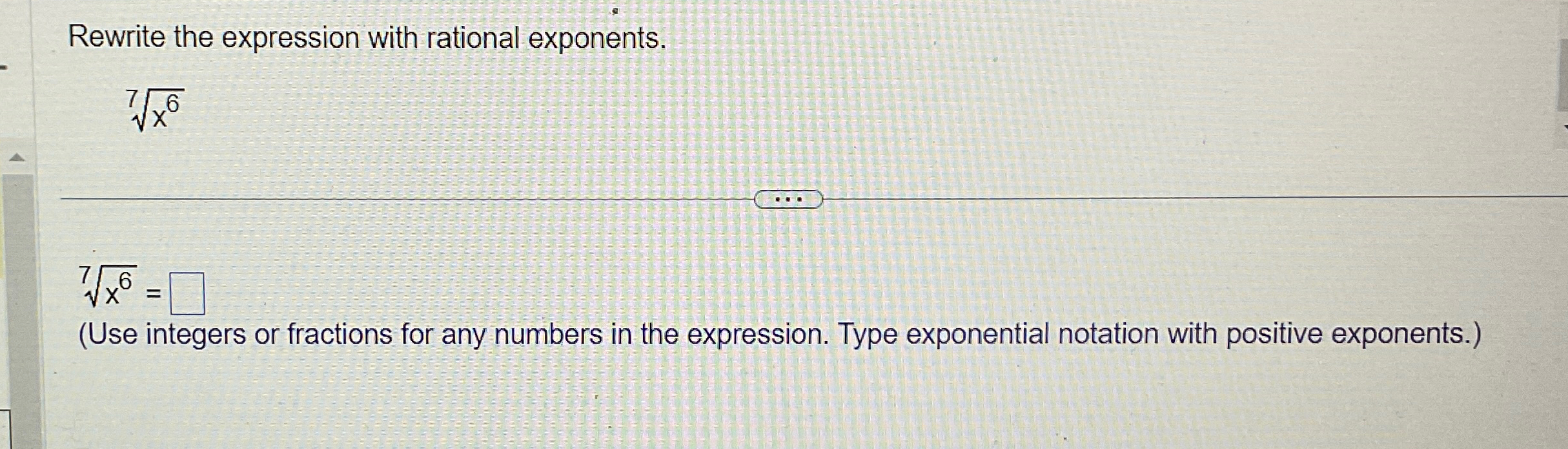 Solved Rewrite the expression with rational | Chegg.com