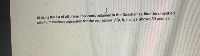 Solved Q1. Consider the minterm expansion expression below | Chegg.com