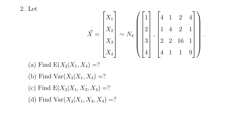 Solved plz help me solve Multivariate Analysis problem | Chegg.com Solved plz help me solve Multivariate Analysis problem | Chegg.com