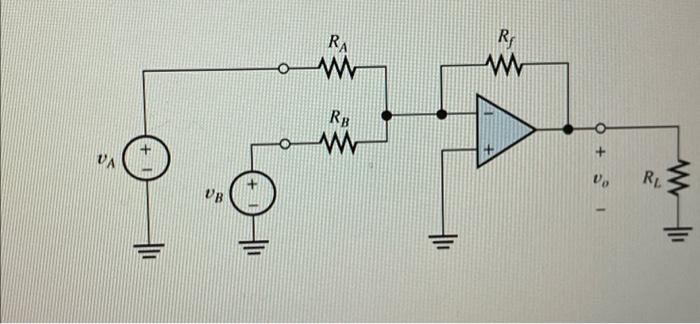Solved 2. A circuit known as summer is shown in the | Chegg.com