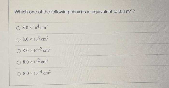 Solved Which one of the following choices is equivalent to | Chegg.com