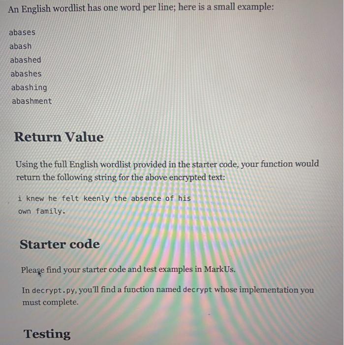 Solved INDING THE KEY rom typing import Text10 # Specific | Chegg.com Solved INDING THE KEY rom typing import Text10 # Specific | Chegg.com