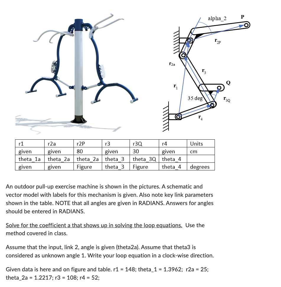 An outdoor pull-up exercise machine is shown in the | Chegg.com