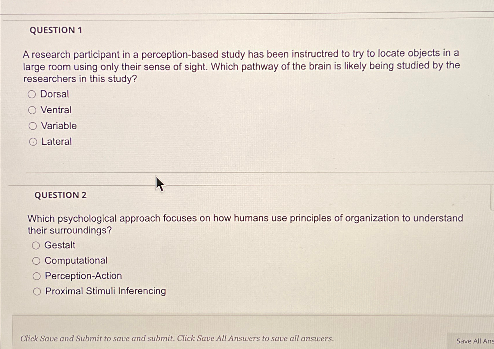 Solved QUESTION 1A research participant in a | Chegg.com