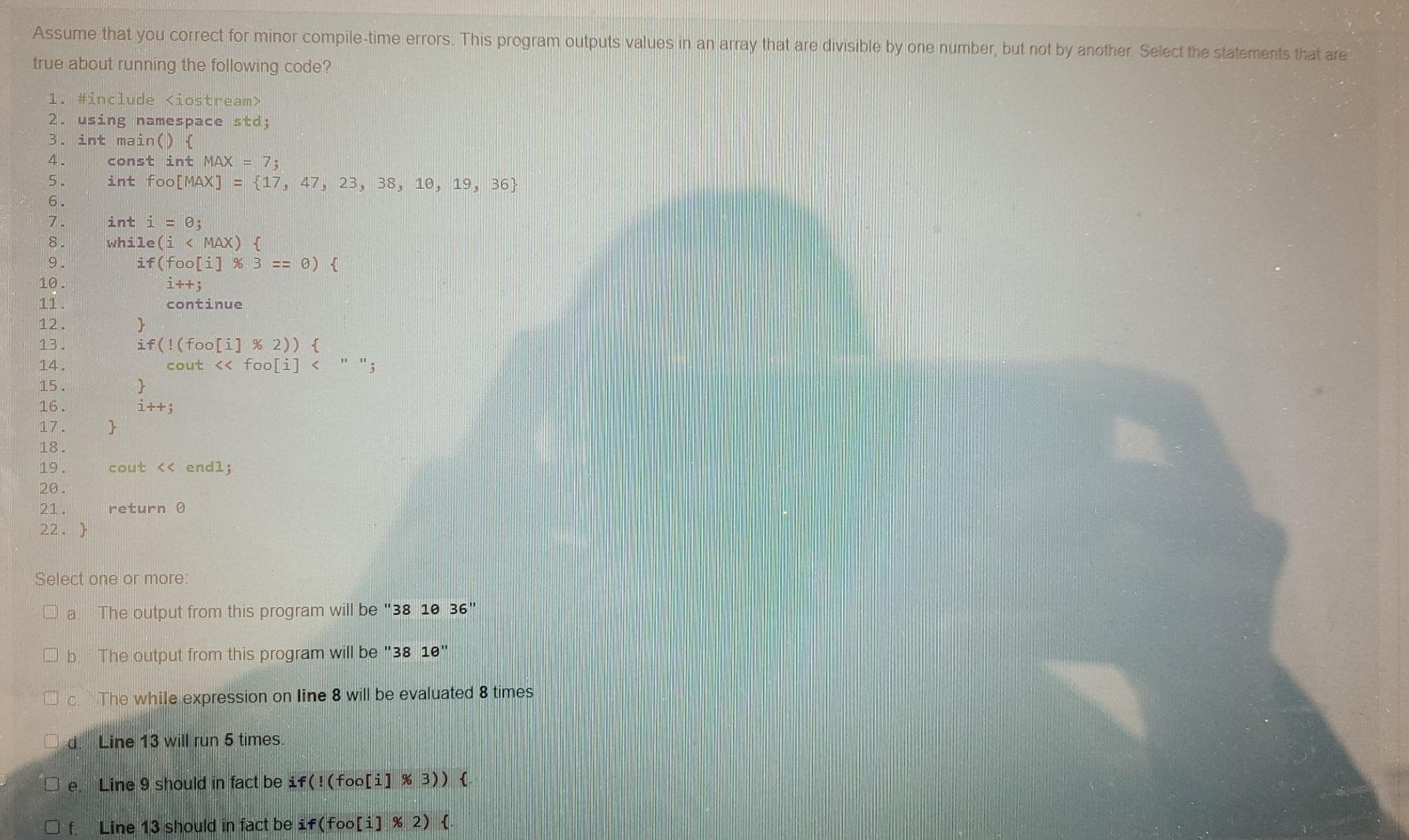 Solved Assume That You Correct For Minor Compile Time 7700
