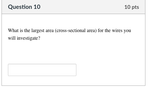 Solved Question 1010 ﻿ptsWhat is the largest area | Chegg.com