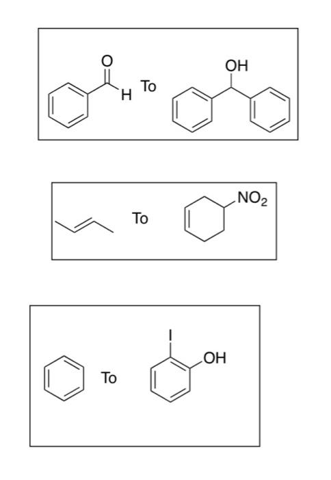 Solved Seen below are 10 multistep reactions. For each | Chegg.com