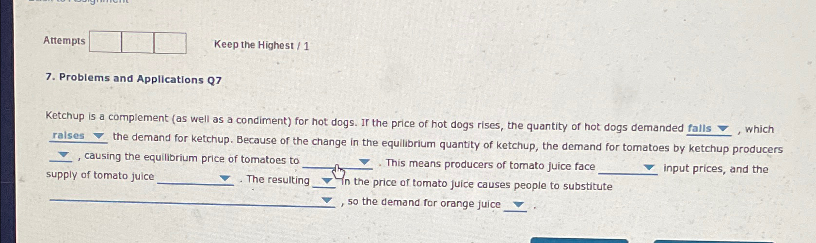 Solved AttemptsKeep the Highest / 17. ﻿Problems and | Chegg.com