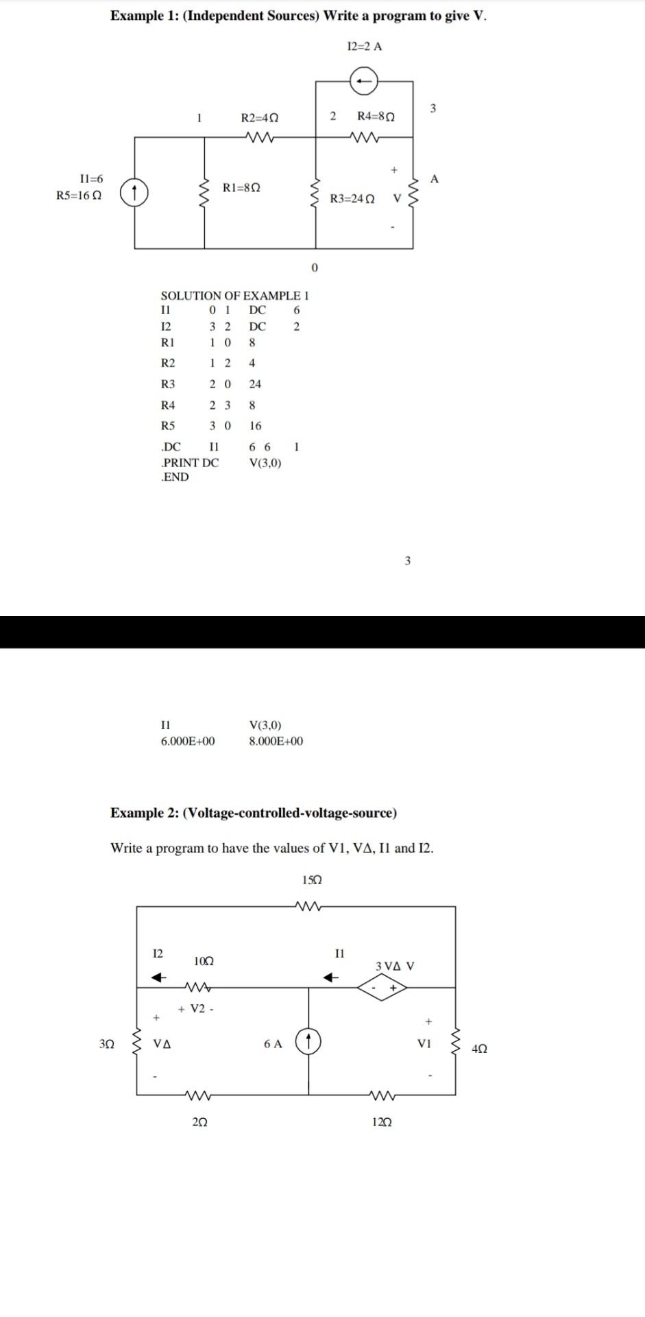 Solved 4 Example3:(Current-controlled-current-source)Write a | Chegg.com