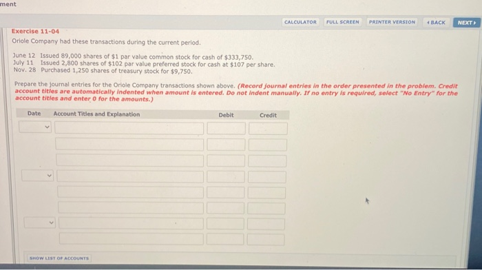 Solved ment CALCULATOR FULL SCREEN PRINTER VERSION « BACK | Chegg.com