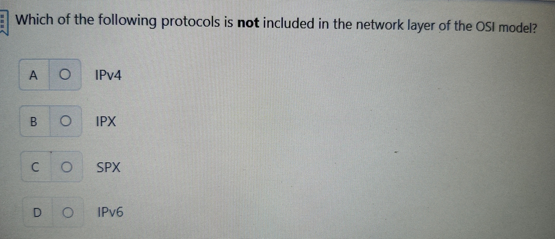 Solved Which of the following protocols is not included in | Chegg.com