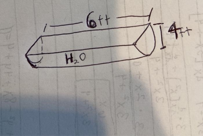 Solved set up the integral did the work needed for pumping | Chegg.com