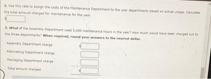 Solved Calculating and using a Single Charging Rate The | Chegg.com