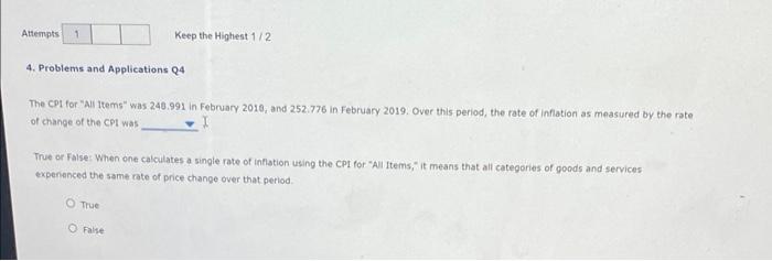 Solved 4. Problems and Applications Q4 The CP1 for "All | Chegg.com