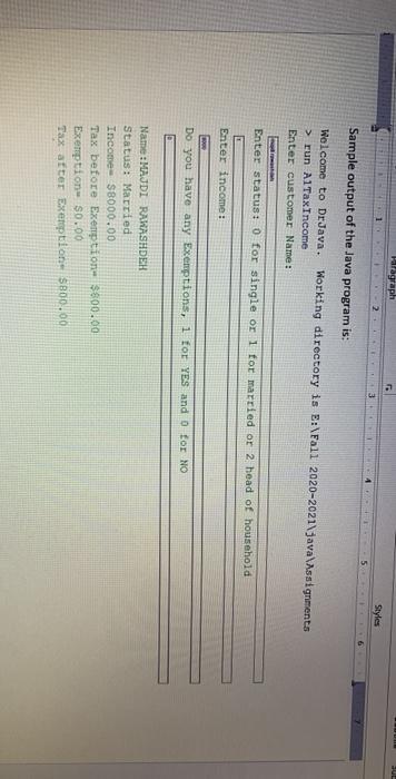 Solved 1 Write A Java Program To Compute Personal Income 4589