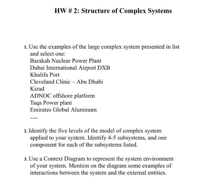 Solved HW #2: Structure of Complex Systems 1. Use the | Chegg.com