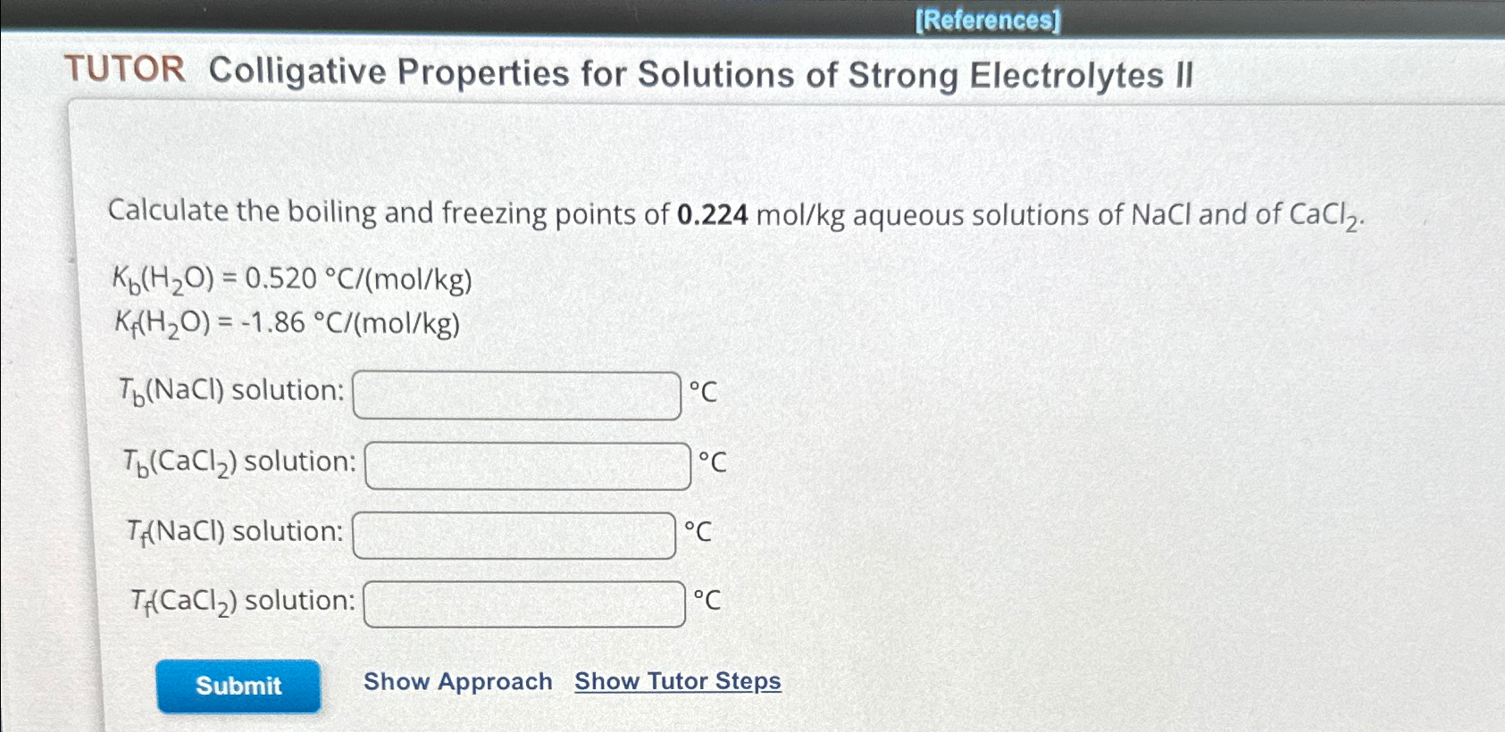 Solved [References]TUTOR Colligative Properties for | Chegg.com