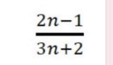 Solved 2n-1 3n+2 * . Find the terms of the sequence an | Chegg.com