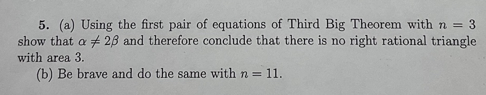 Solved (a) ﻿Using the first pair of equations of Third Big | Chegg.com