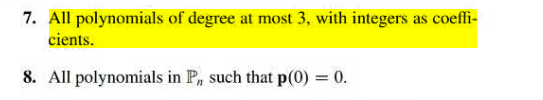 5. ﻿Determine if the given set is a subspace of P_n | Chegg.com