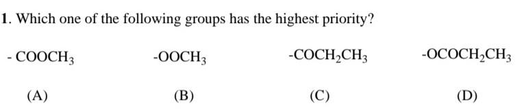 Solved Identify the correct functional group for each of the | Chegg.com