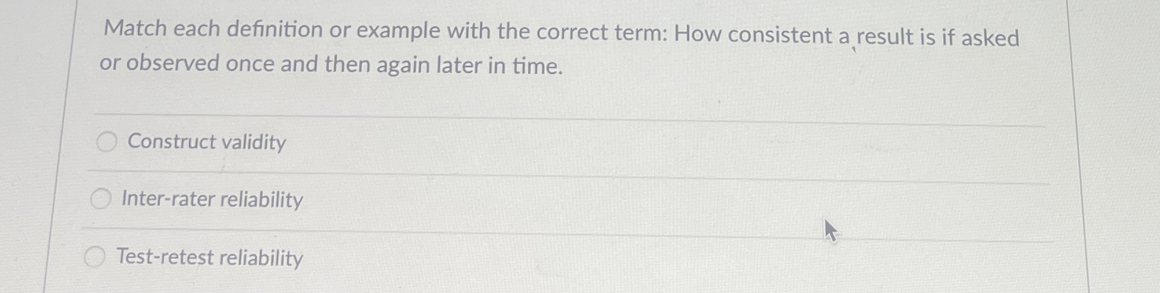 Solved Match each definition or example with the correct | Chegg.com